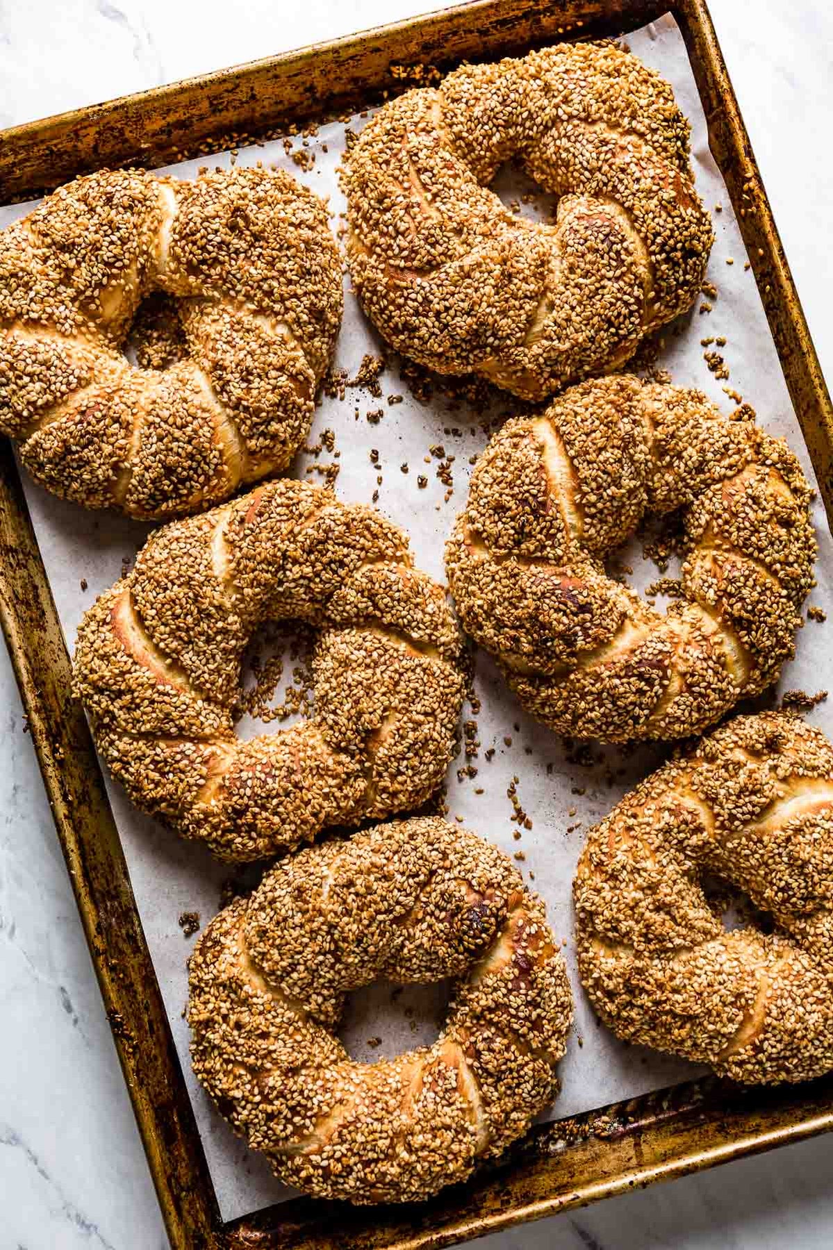 Turkish Sesame Bagel "Simit" 5 frozen pc ゴマパン ” シミット” 5個入 — Tokyo Camii ...